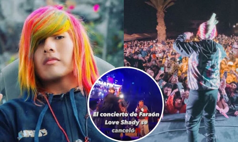 Faraón Love Shady regala sus 'coladores' en concierto y 'hater' le ...